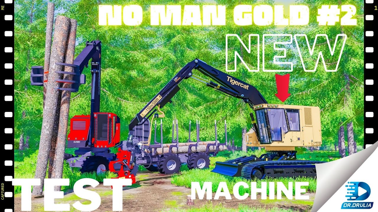 NO MAN GOLD - 2 NEW TREE CUTTER TEST #fs22 - YouTube