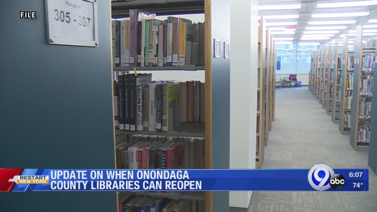 Update on when Onondaga Co. libraries can reopen - YouTube