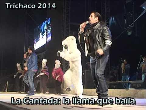 La Cantada, la llama que baila en Trichaco 2014 - YouTube