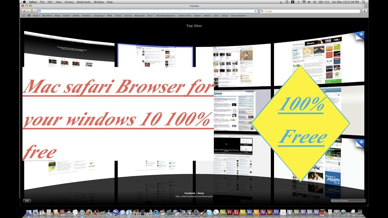 Mac safari Browser for your windows 10 100% free - YouTube