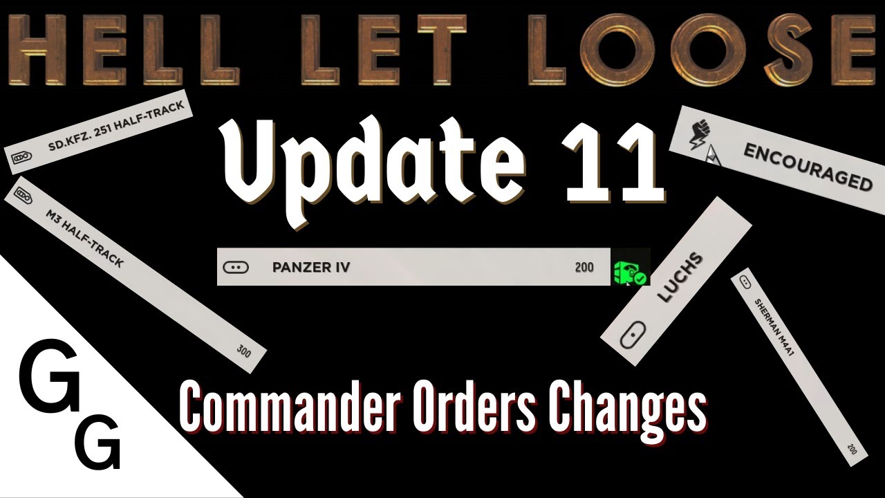 Update11 Commander Orders Changes - Hell Let Loose - YouTube