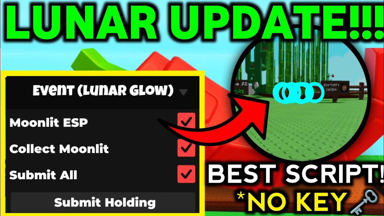 [🌙] Best Grow a Garden Script *No Key* Auto Collect Moonlit, Auto ...