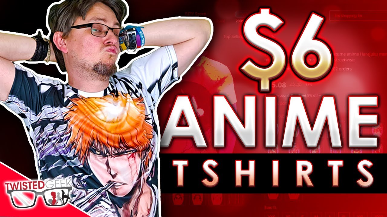 These 5 AliExpress Anime Tshirts Are Amazing! - YouTube