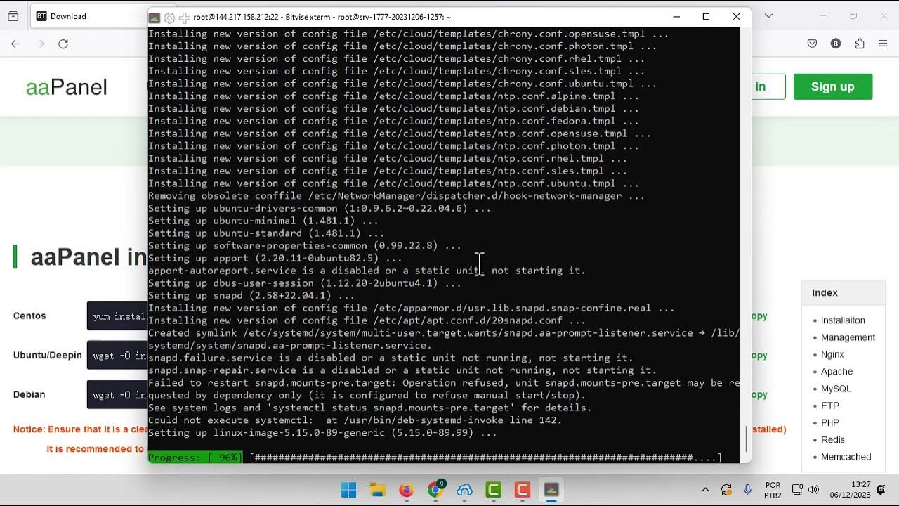 Instalando Sistema Multi Atendente Whatsapp - AAPANEL - YouTube