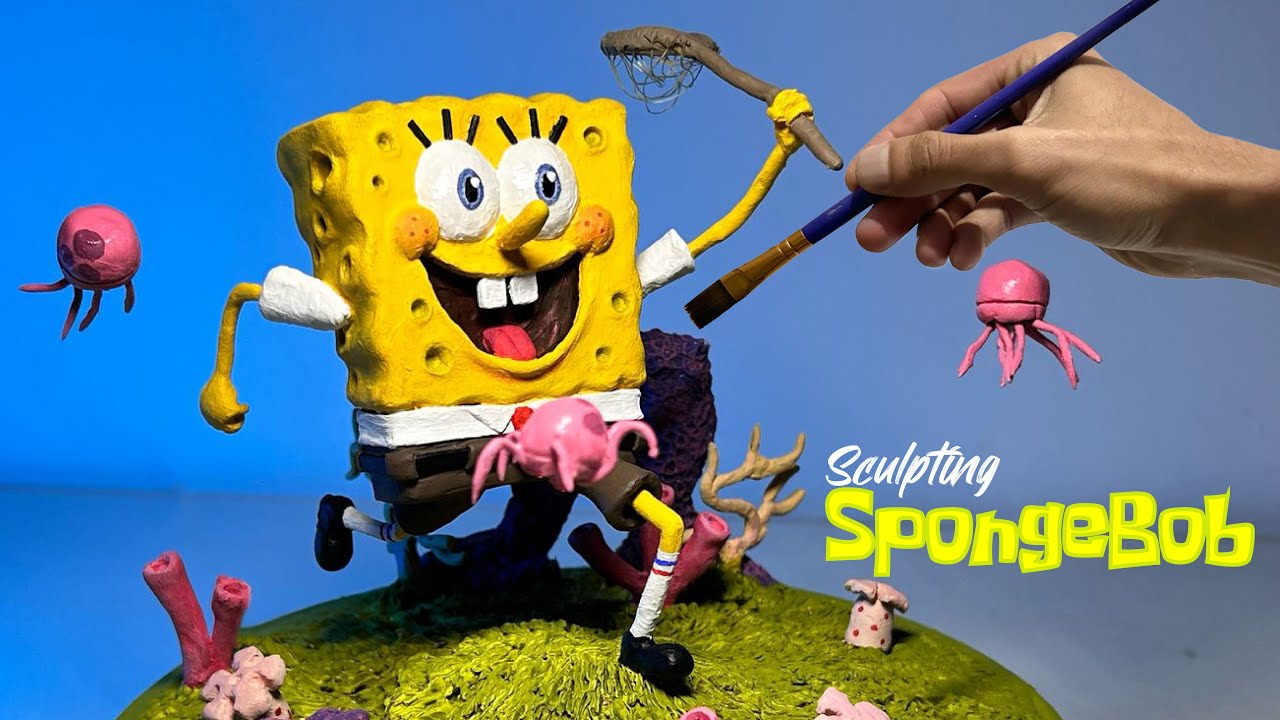 SPONGEBOB Diorama Sculpture - (Bob Esponja) - YouTube