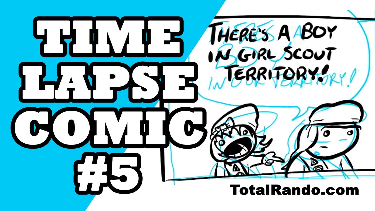 Time Lapse Comic #5 - TOTAL RANDO - YouTube