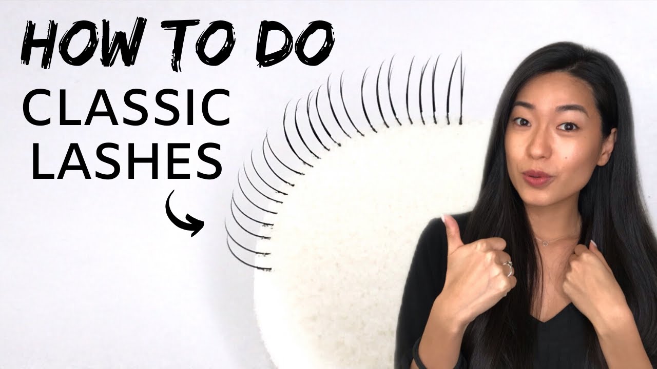 HOW TO DO: Classic Eyelash Extensions (Application & Removal!) - YouTube