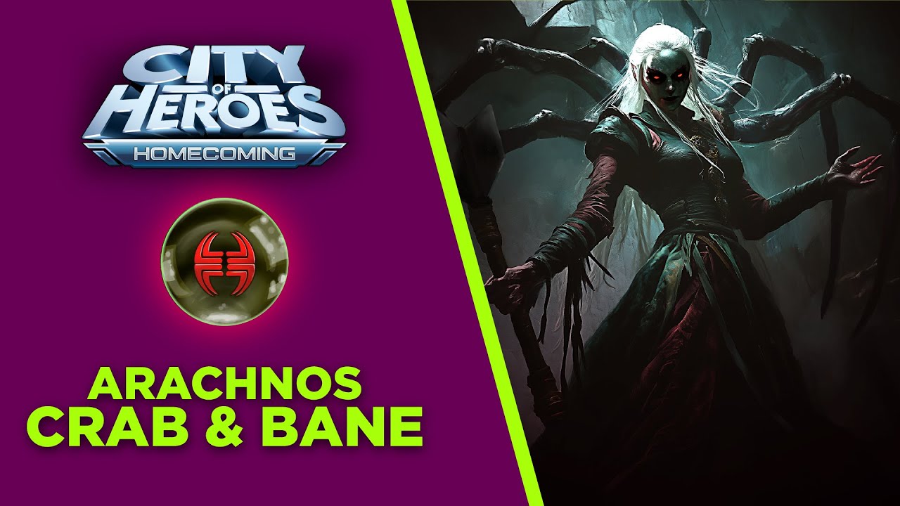 CITY OF HEROES Homecoming - VEAT Crab & Bane Spider builds - YouTube