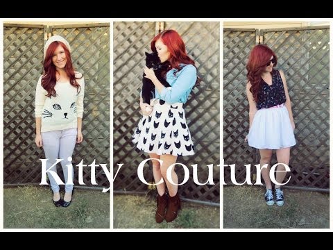 Kitty Couture ♥ Lookbook ft. Cat Covered Clothing - YouTube