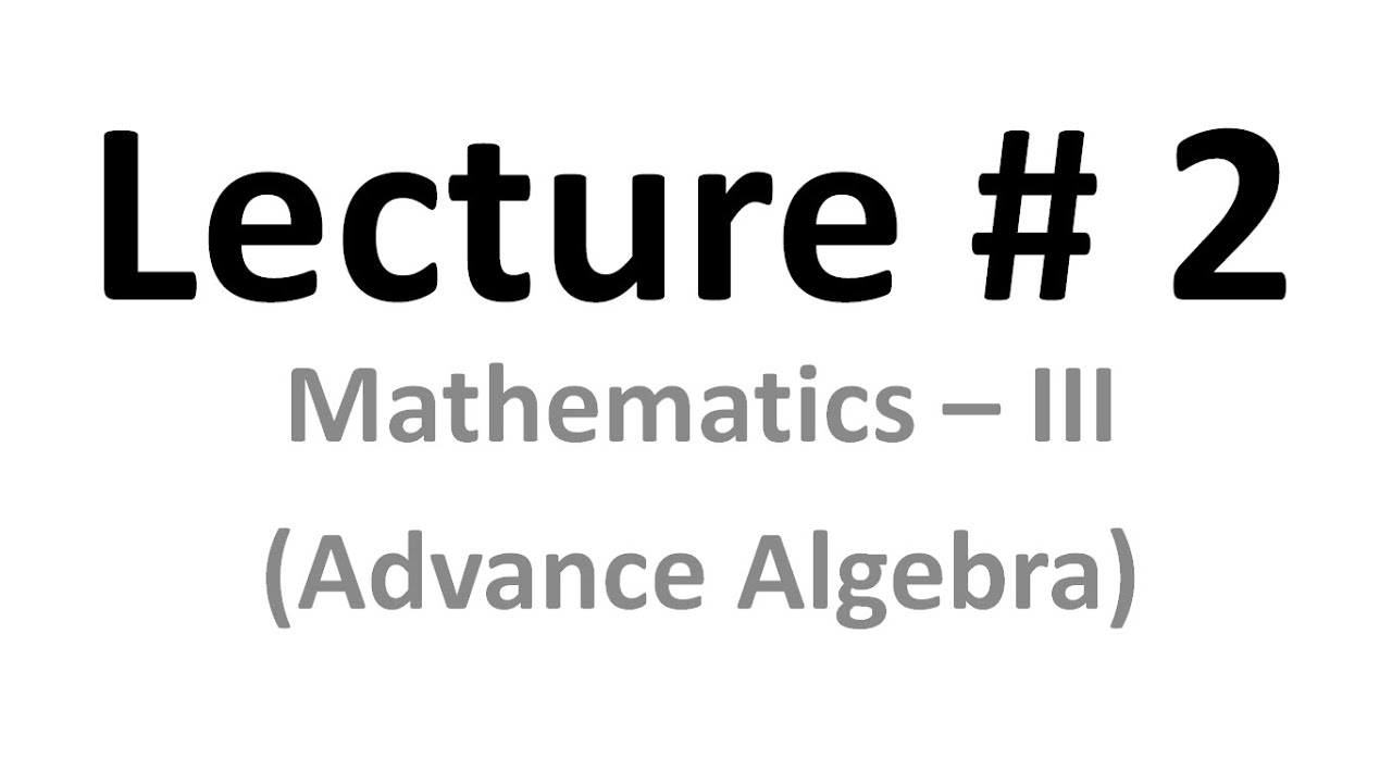 Basic Notions on Set Theory (Preliminaries of Group Theory) Math-III ...