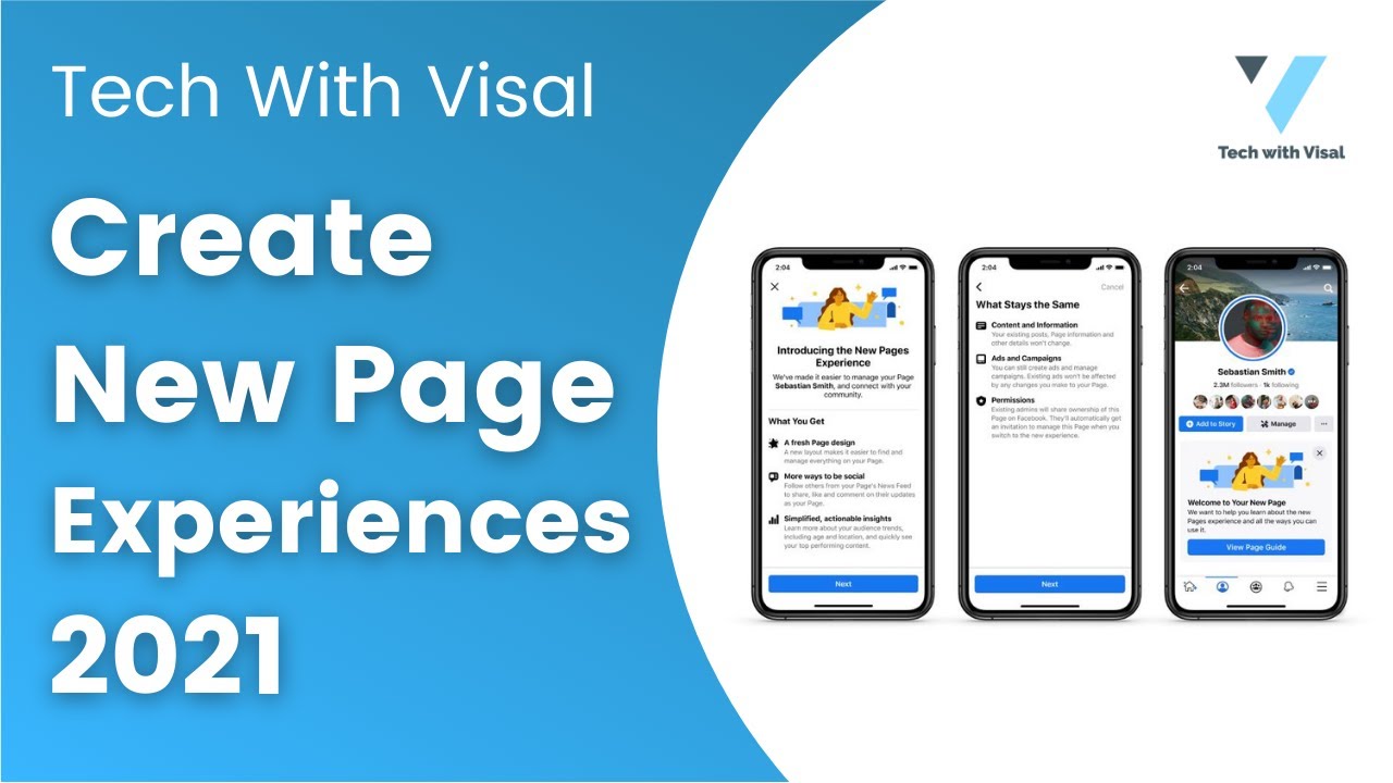 How to Create Facebook's New Pages Experience 2021 - YouTube