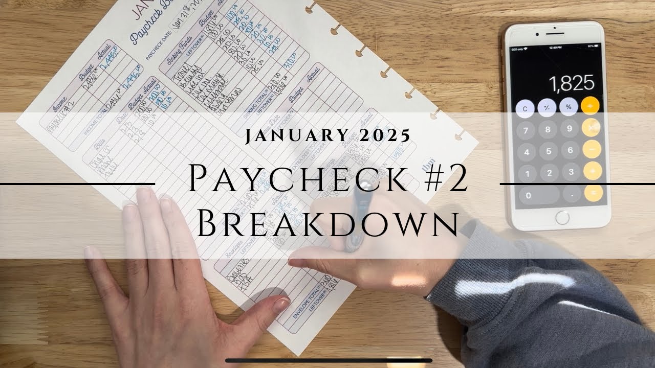 January 2025 Paycheck #2 Breakdown | Millennial Semi Monthly Pay ...