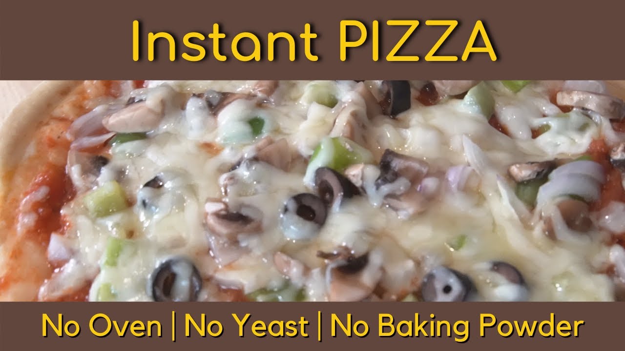 Instant Pizza | and make pizza dough and sauce from scratch - YouTube