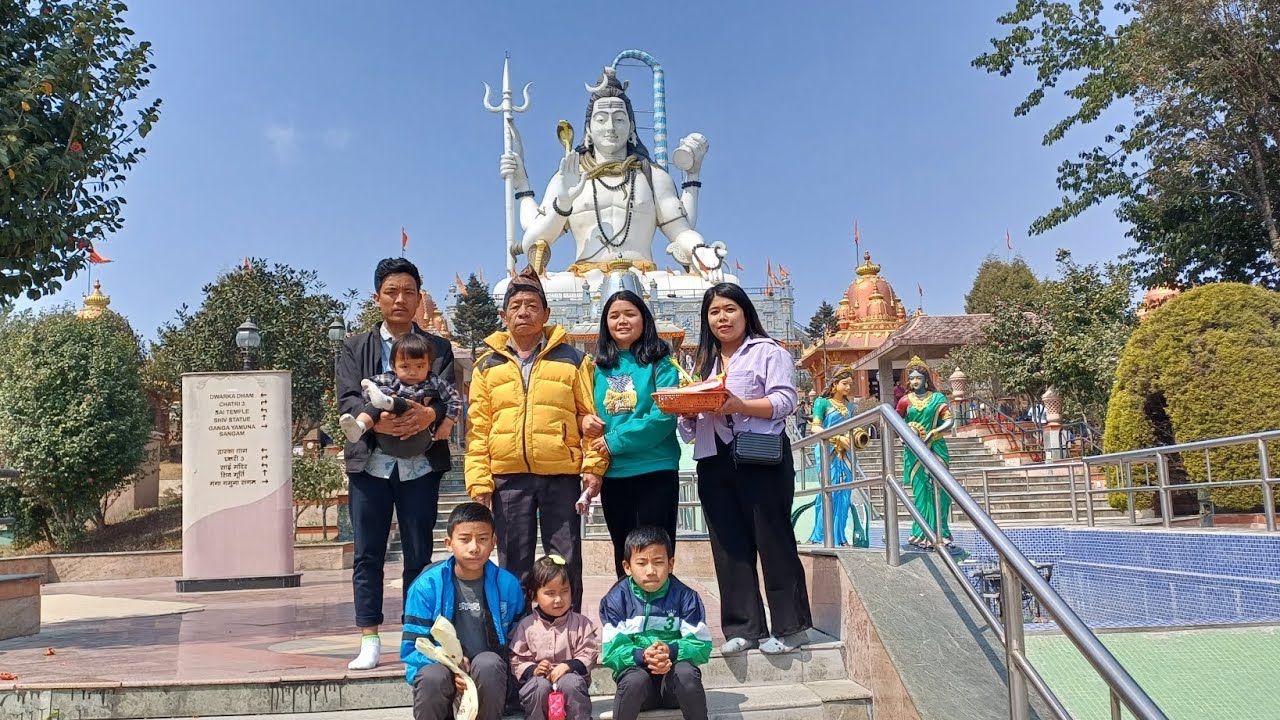 SHRI Char Dham Temple🛕 Namchi Sikkim Vlog @MeenaMukbangVlog #Sikkim # ...