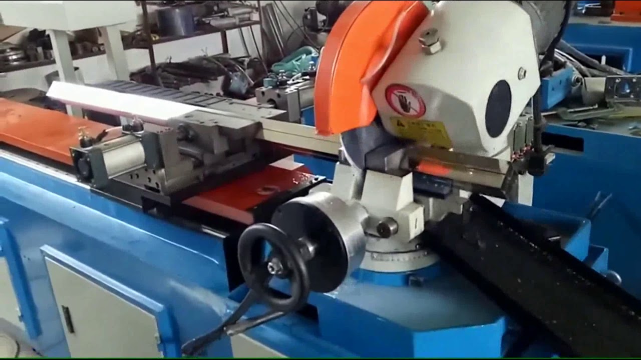 Automatic Cutting Machine For Square Tube - YouTube