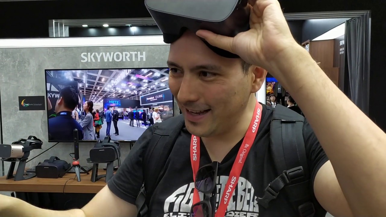 IFA 19: Streaming 8k 360 videos over 5g: Skyworth VR 4k Headset & Kandao 8k 360 Camera - YouTube