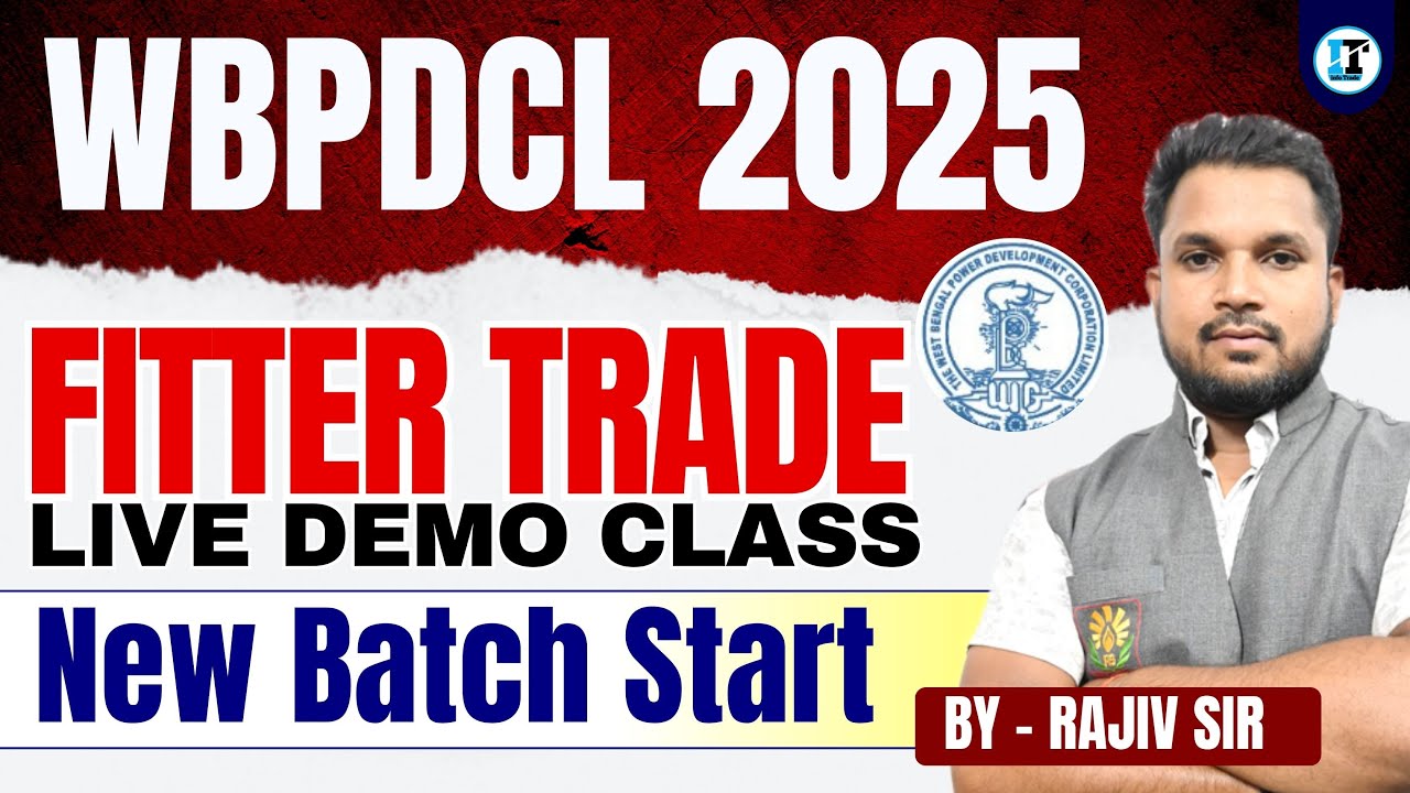 WBPDCL Fitter Trade Live Demo Class | West Bengal Power Development ...