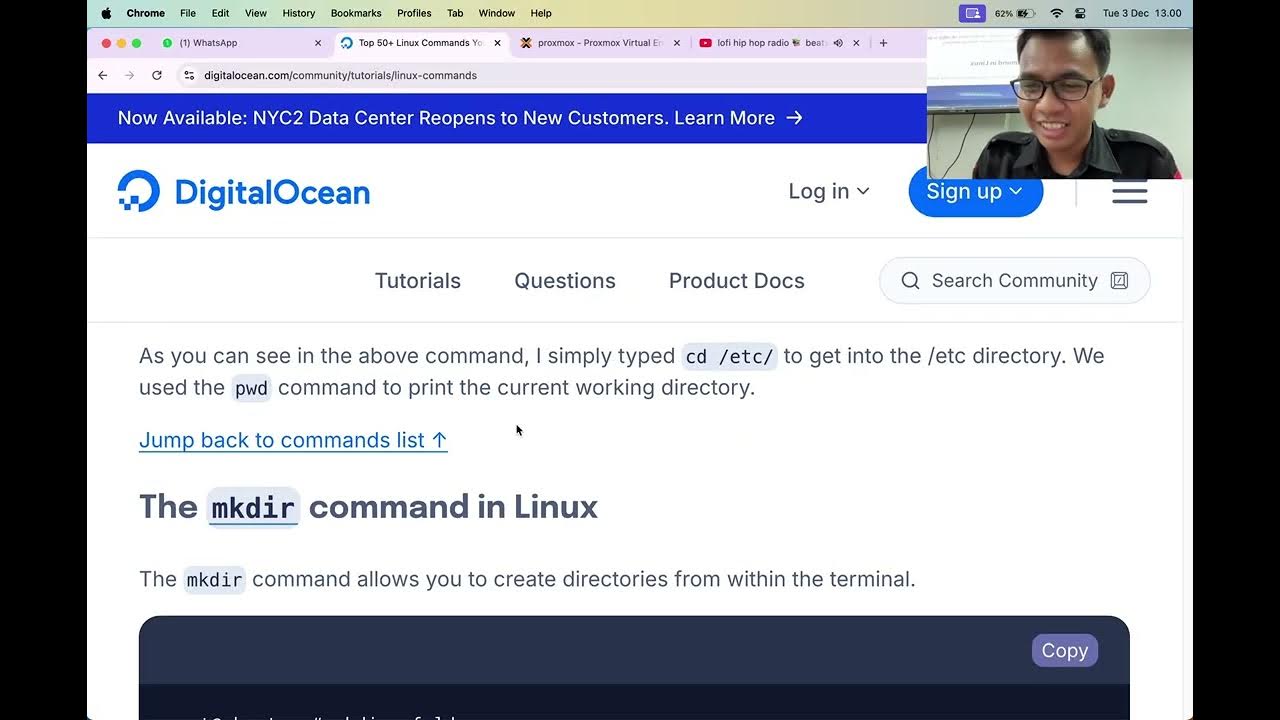 [S1IF-11-07] Praktikum Sistem Operasi - Modul 13 Perintah Dasar Linux & Modul 14 Scripting - YouTube