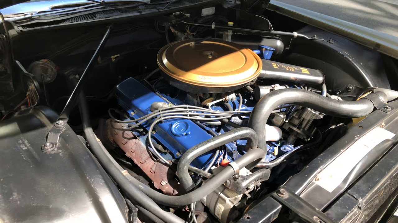 1968 Cadillac Eldorado 472 engine - YouTube