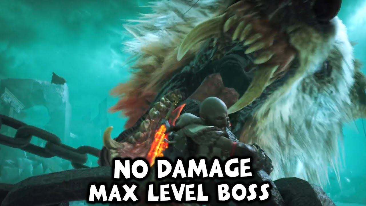1% Kratos VS Max Level Garm Boss Fight - God of War Ragnarok - YouTube