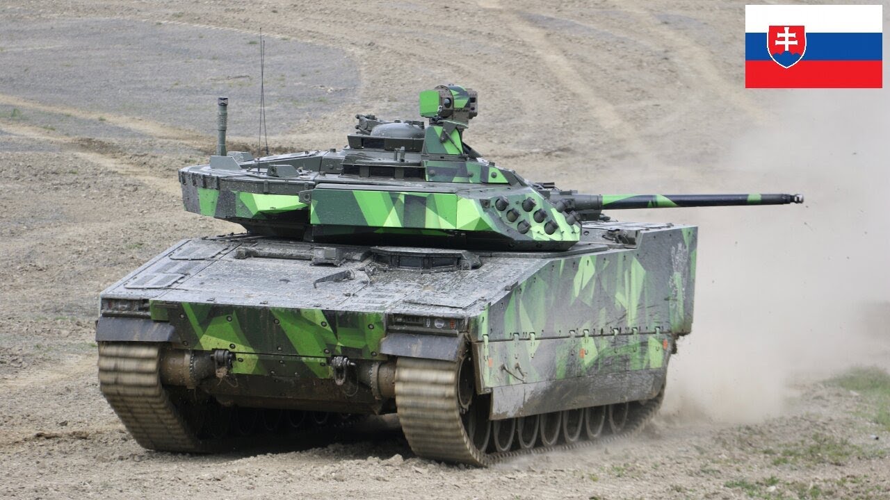Slovakia will purchase 152 CV90 infantry fighting vehicles - YouTube