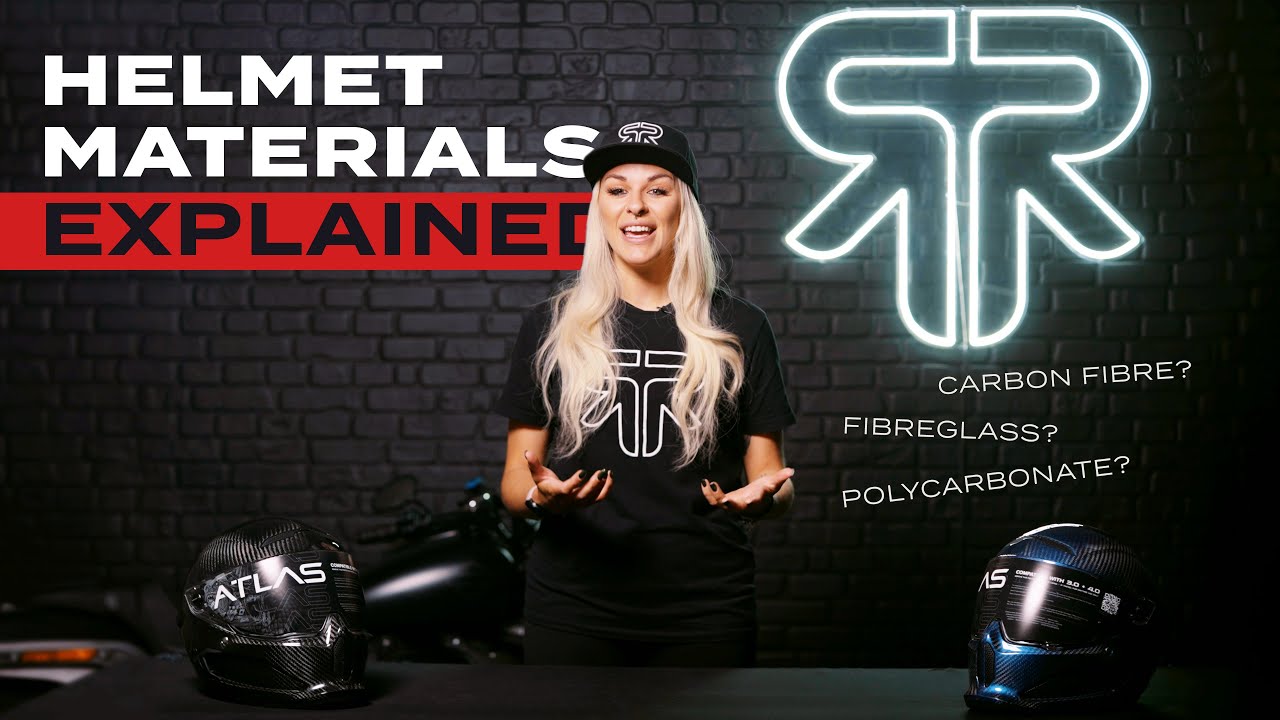 EXPLAINED | What are Motorcycle Helmets Made of? - YouTube