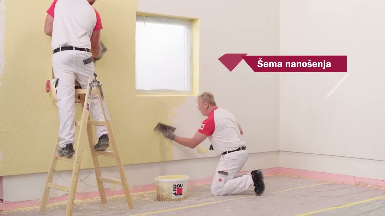 Baumit StarTop - nanošenje i zaglađivanje fasadnog maltera - YouTube