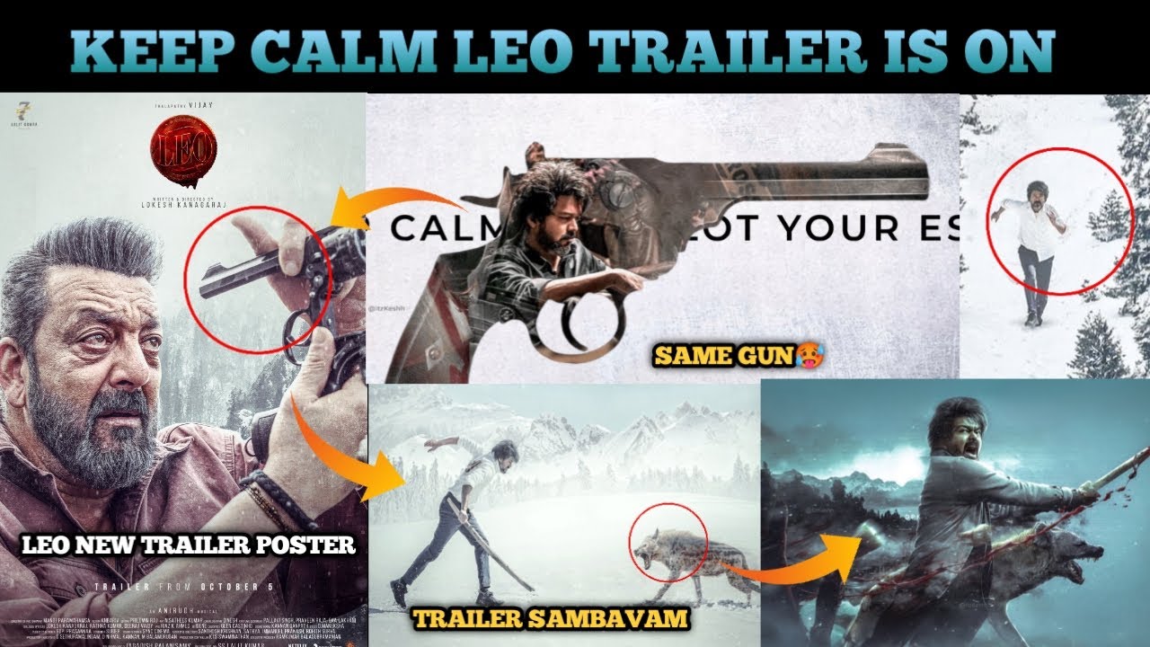 LEO & LCU |LEO VS LEO TRAILER | Thalapathy vijay |LEO New Trailer Poster| Leo Decoding |Lokesh🧊🔥 ...