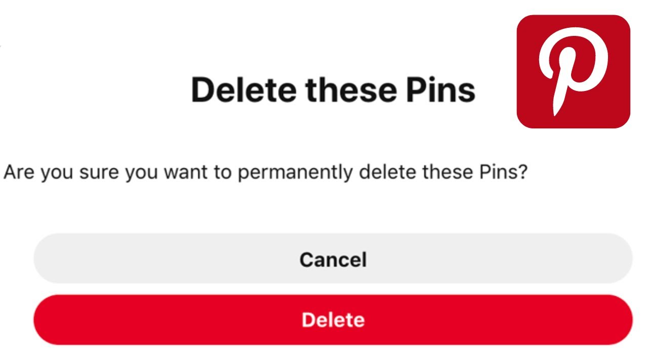 How To Delete Pins On Pinterest - YouTube