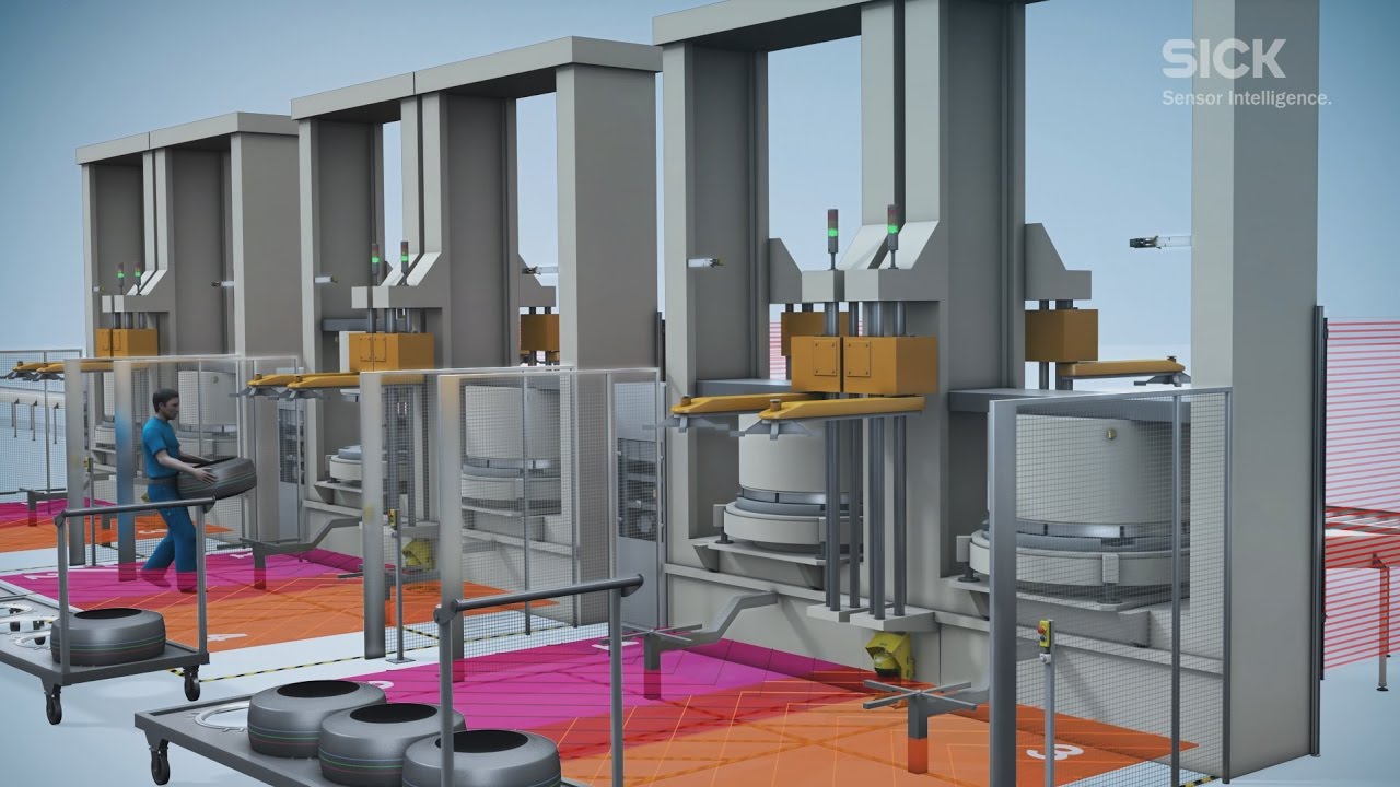 Safe tire curing solutions from SICK: For safe and more productive tire ...