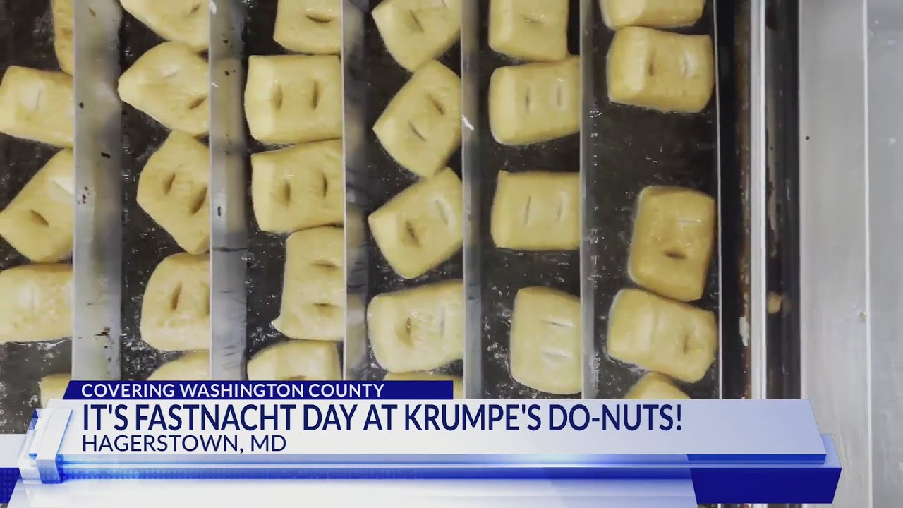 It's Fastnacht day at Krumpe's donuts - YouTube
