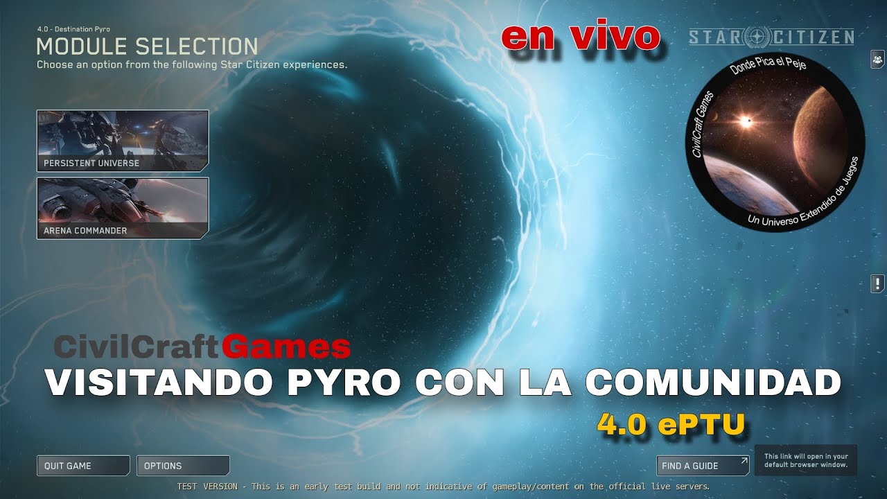 En Vivo Con la Comunidad desde Pyro 4.0 Server Meshing v. 4:4 500 Wave ...