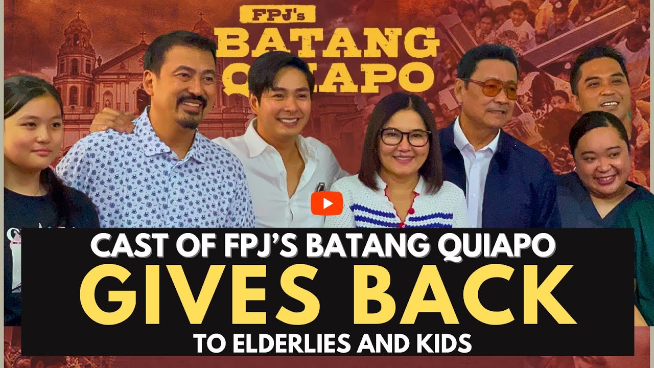 Coco Martin Leads Batang Quiapo Cast In Giving Back This Holiday Season ...