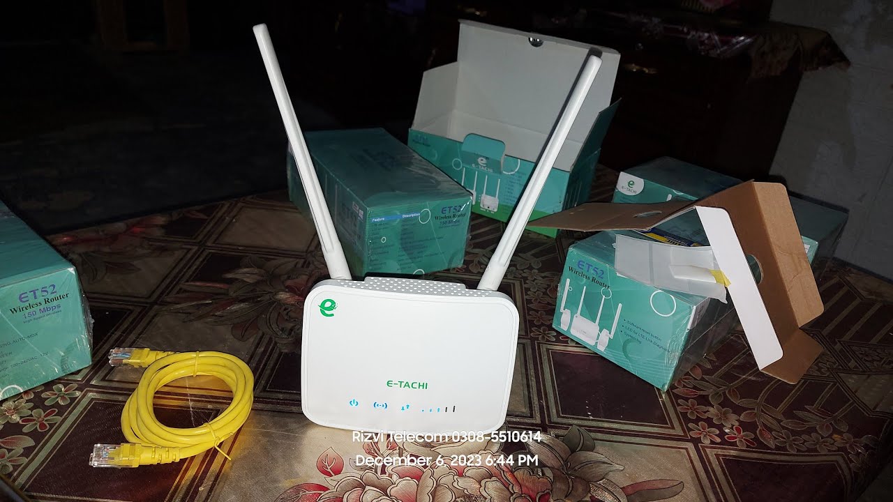 Etachi ET52 Battery Operated LTE WiFi Router - YouTube