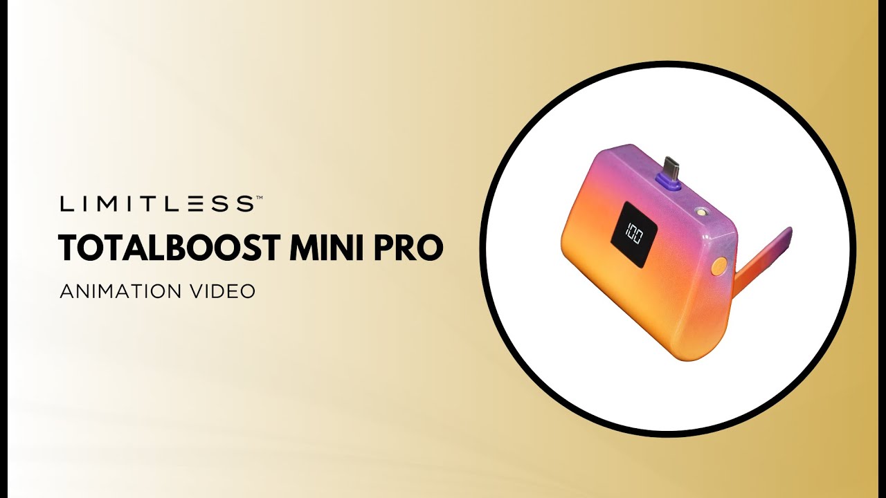 TotalBoost Mini Pro 5,000mAh Power Bank w/ Interchangeable Adapters ...