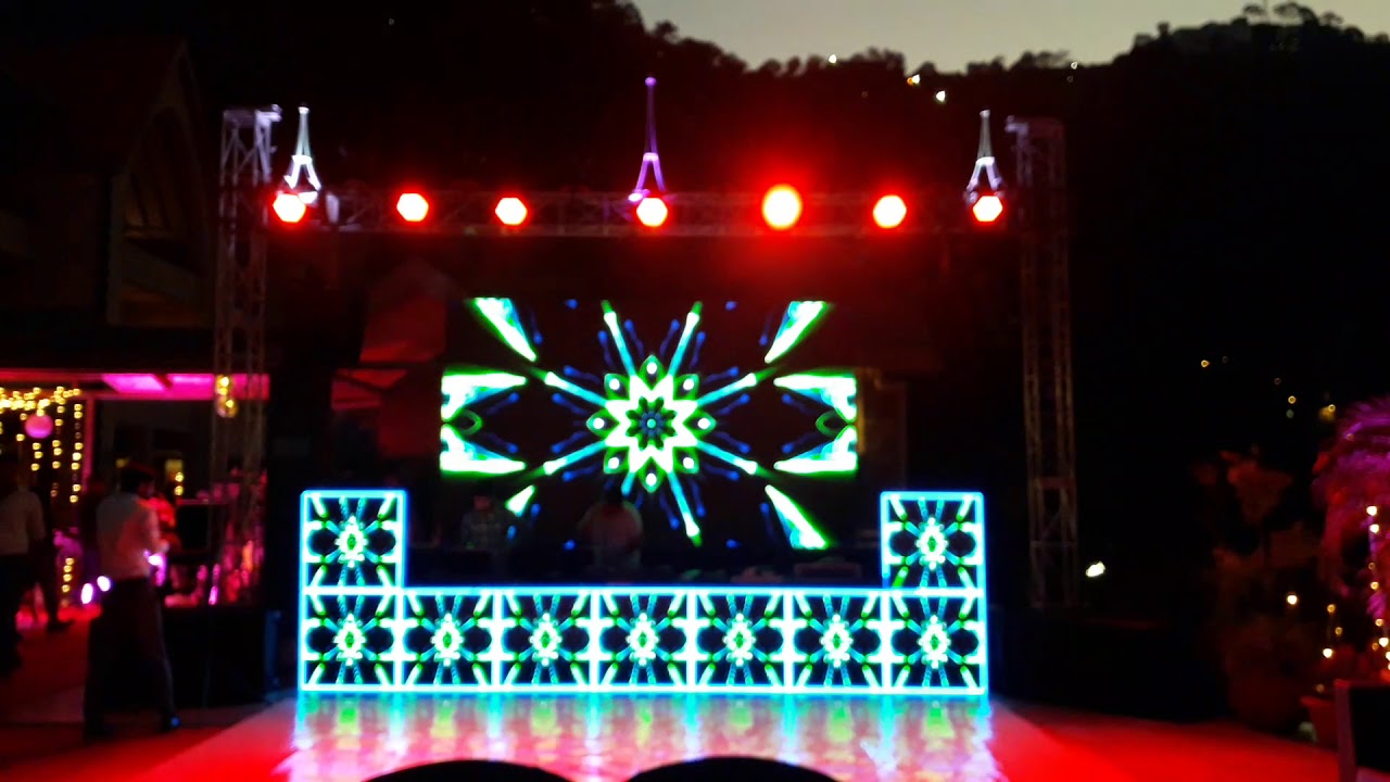 Dj aarush single side trust with led wall dj setup cont for booking ...