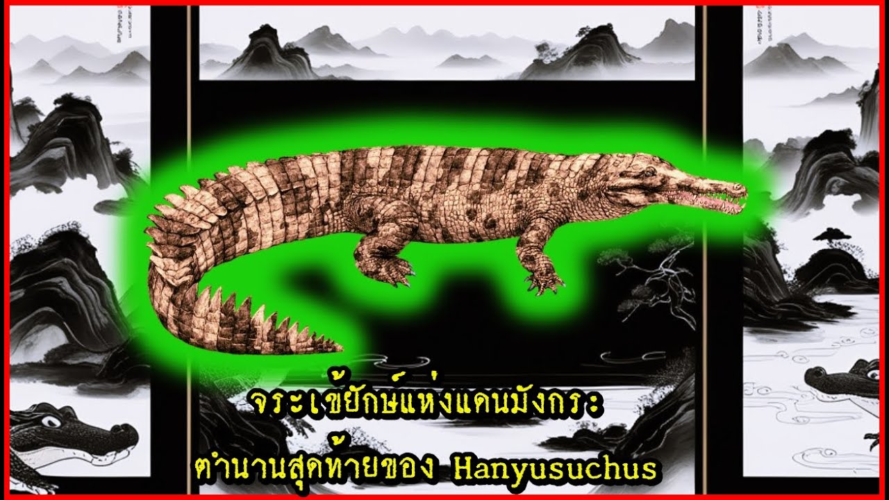 จระเข้ยักษ์แห่งแดนมังกร: ตำนานสุดท้ายของ Hanyusuchus - YouTube