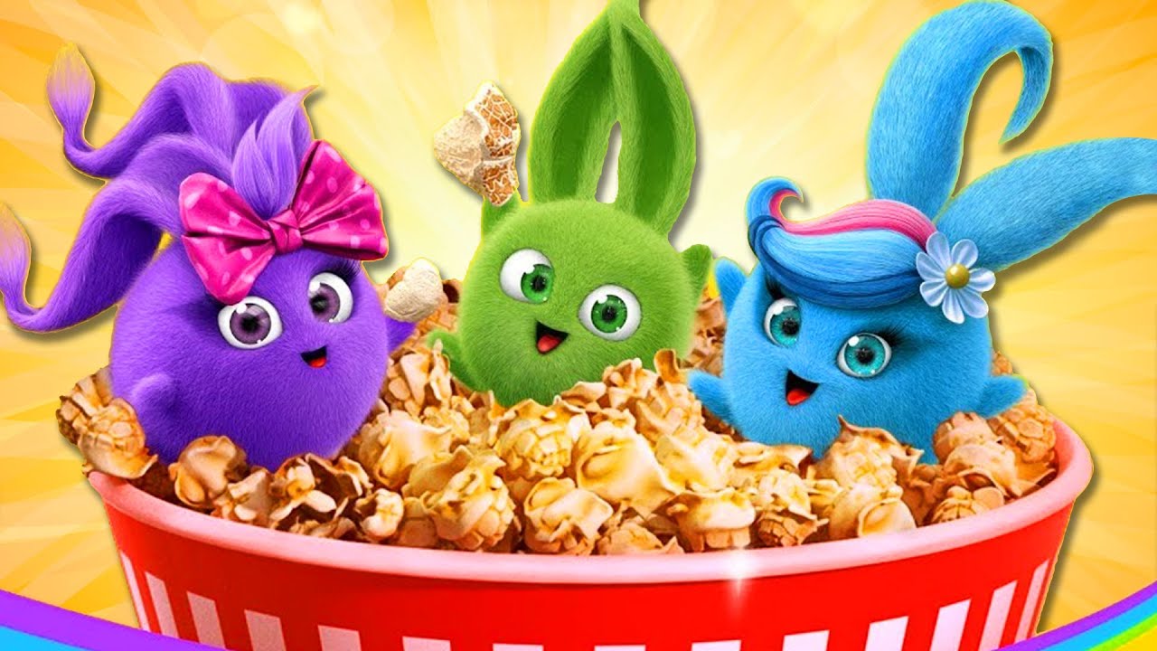 Sunny Bunnies | Monster Popcorn🍿 | BEST COMPILATION | Cartoons for ...