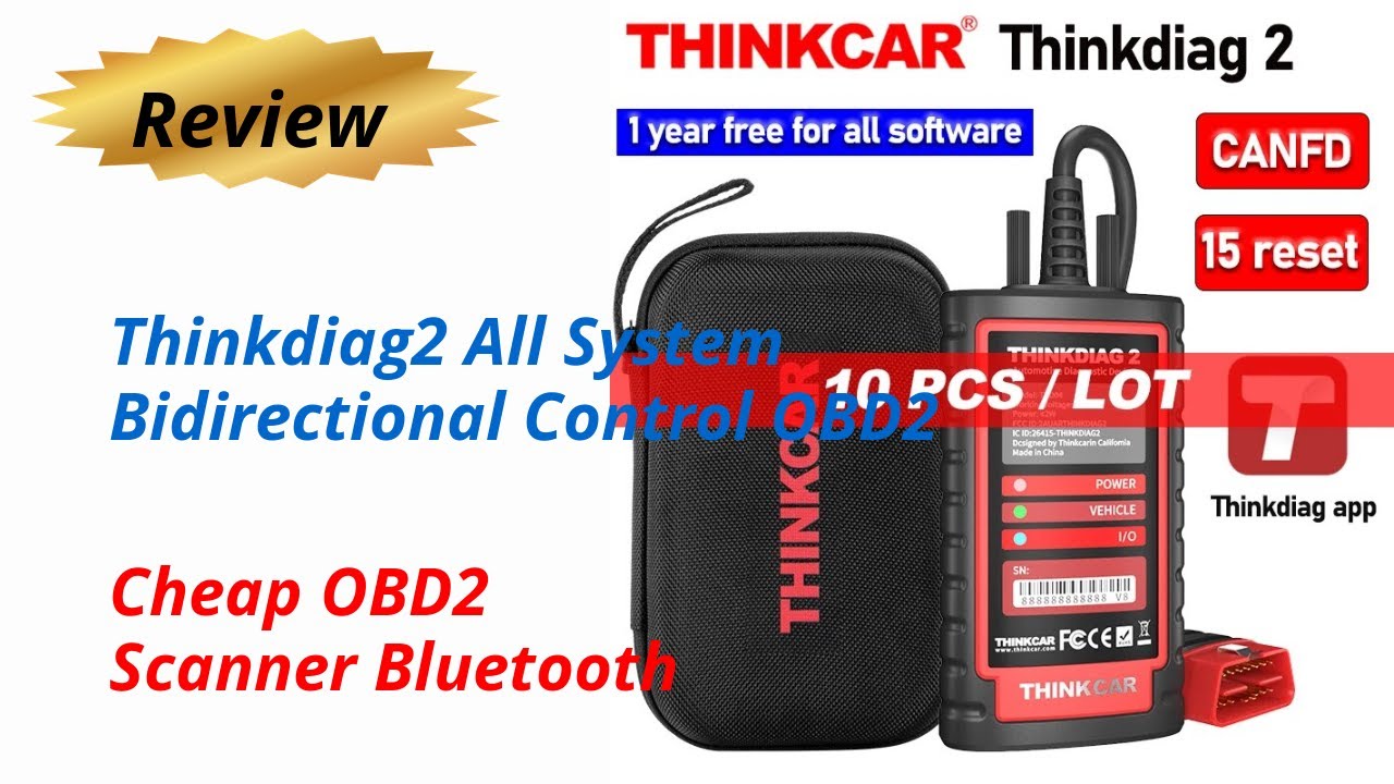 Review Thinkdiag2 All System Bidirectional Control OBD2 2024 - YouTube