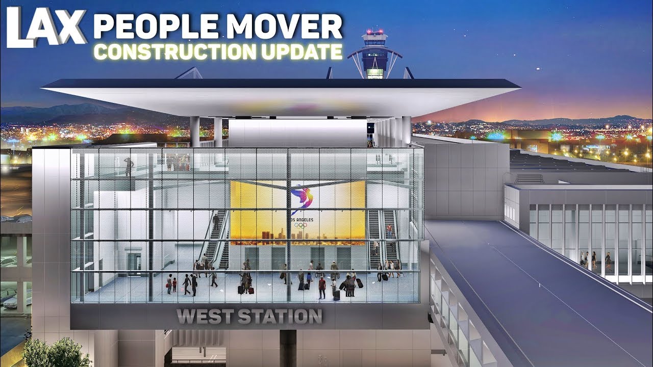 LAX Airport $2 Billion People Mover Train | Construction Update - YouTube