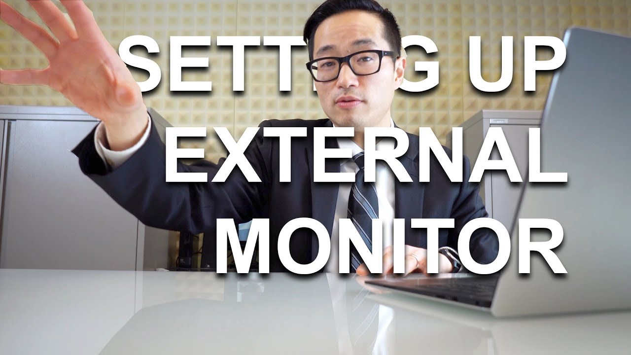 HOW TO SET UP AN EXTERNAL MONITOR in Windows and Mac - YouTube