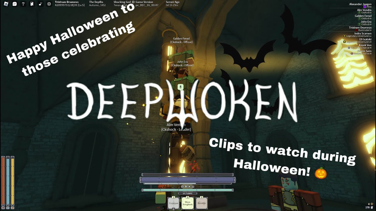 Clips to watch during Halloween!🎃!🦇||Deepwoken|| - YouTube