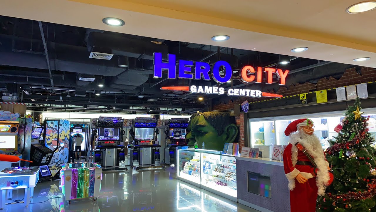 Hero City Games Claw Machine - Bangkok Thailand - YouTube