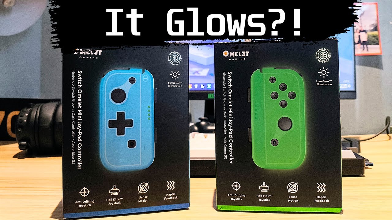 OMELET MINI JOY-PAD - Glow in the Dark JoyCon??? - YouTube