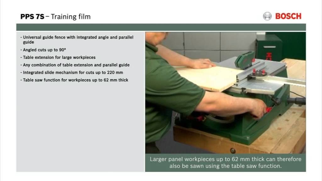 Features of: PPS 7S Push-Pull Mitre and Table Saw - YouTube