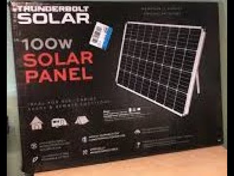 "NEW RECORD OUTPUT!" Harbor Freight 100W Solar Panel still "KILL-IN IT ...