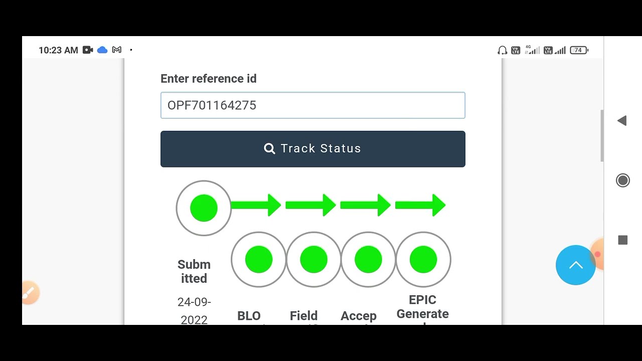 How to ckeck Voter ID Application Status l Reference Numbers se Voter ...
