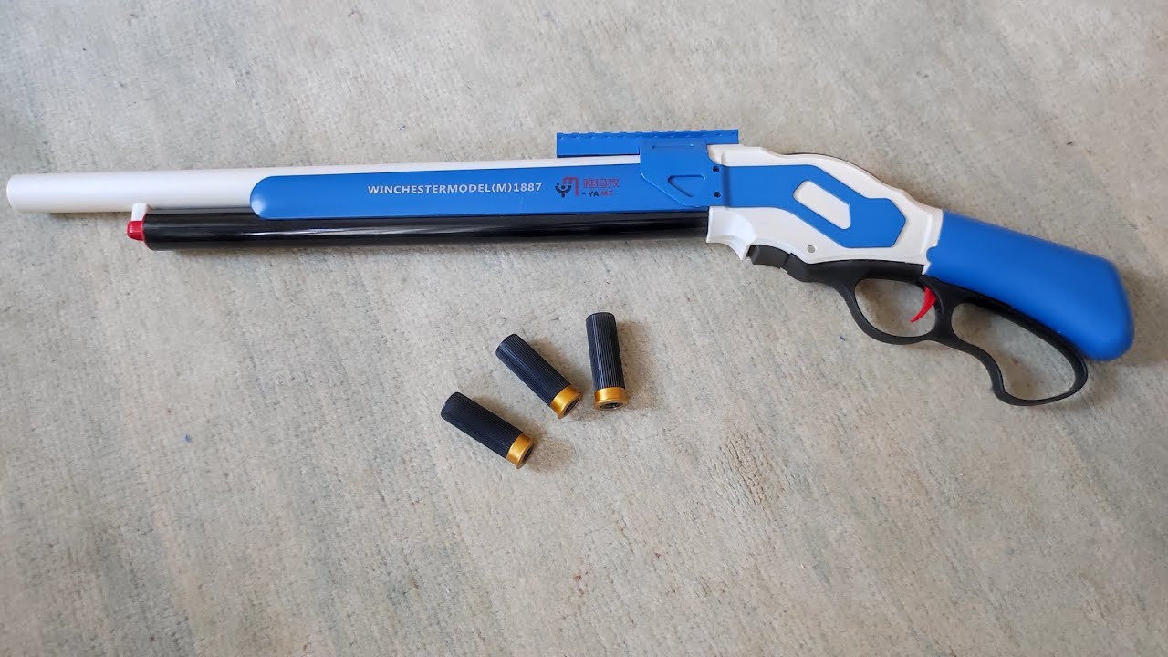Winchester toy gun model 1887 - YouTube