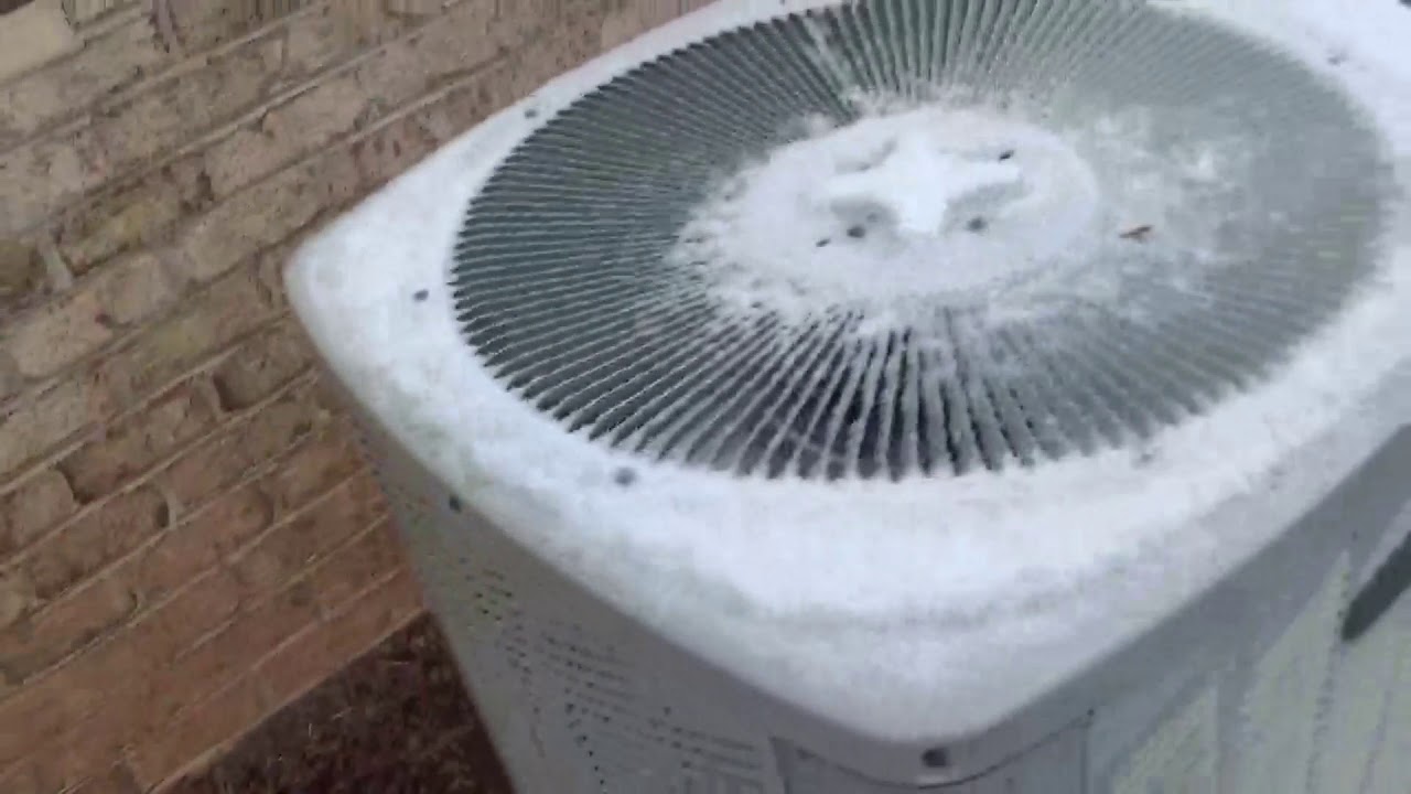 My Goodman heat pumps running (and my neighbor's Trane XB10 air ...
