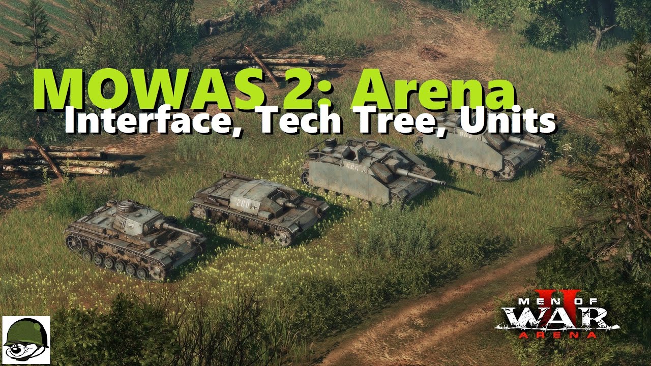 MOWAS 2: Arena - Interface, Tech Tree, Units - Quick Look - YouTube